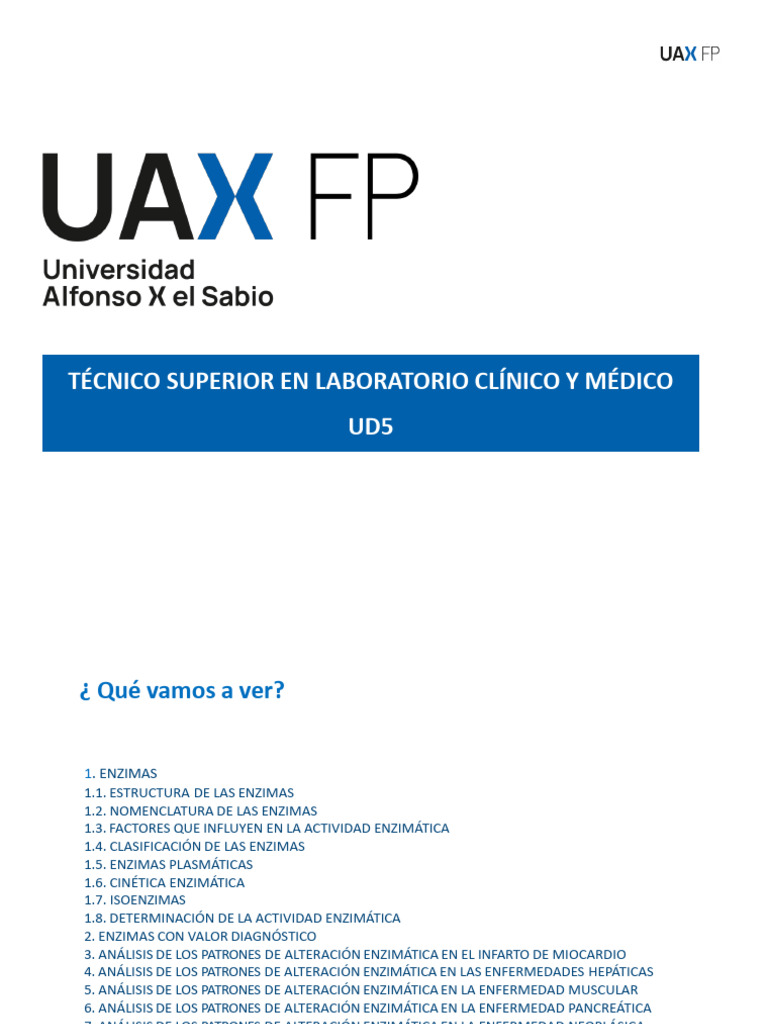 UD5 Análisis Bioquímicos | PDF