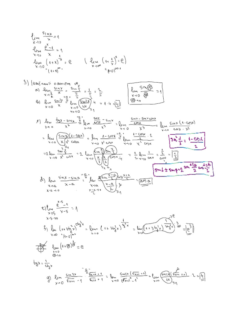 Limesi Funkcije 5 | PDF