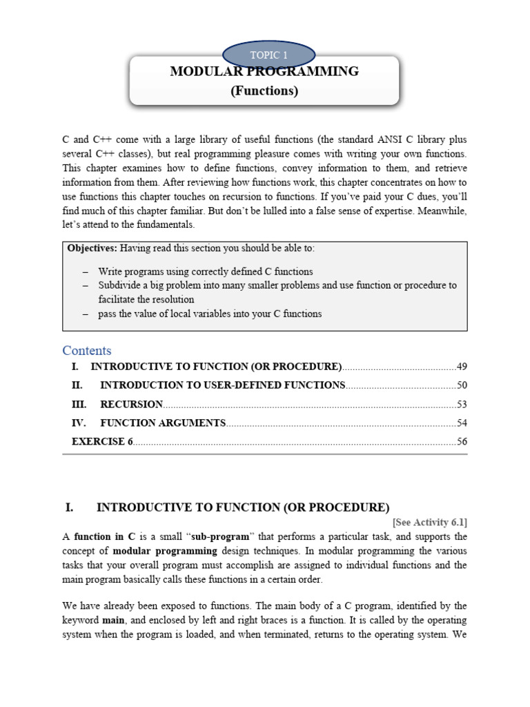 Functions 1 | PDF | Technology & Engineering