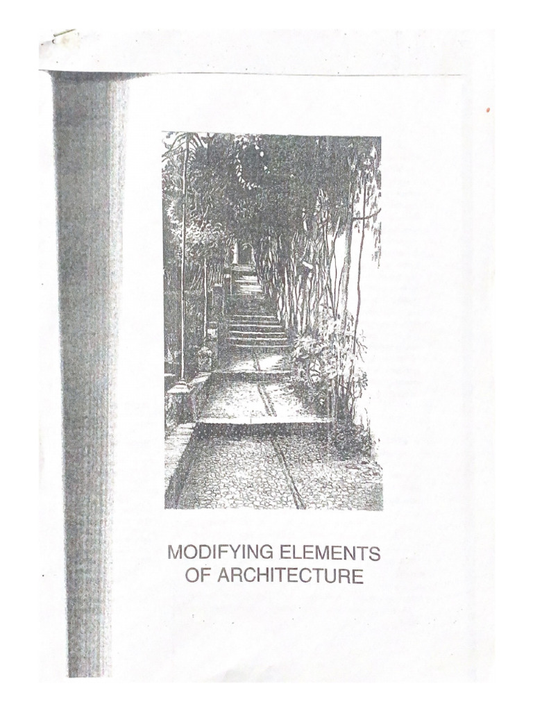 Modifying Elements of Architecture | PDF Modifying Elements of Architecture | PDF