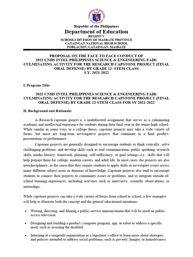 Proposal-oral-defense | PDF | Science | Experience