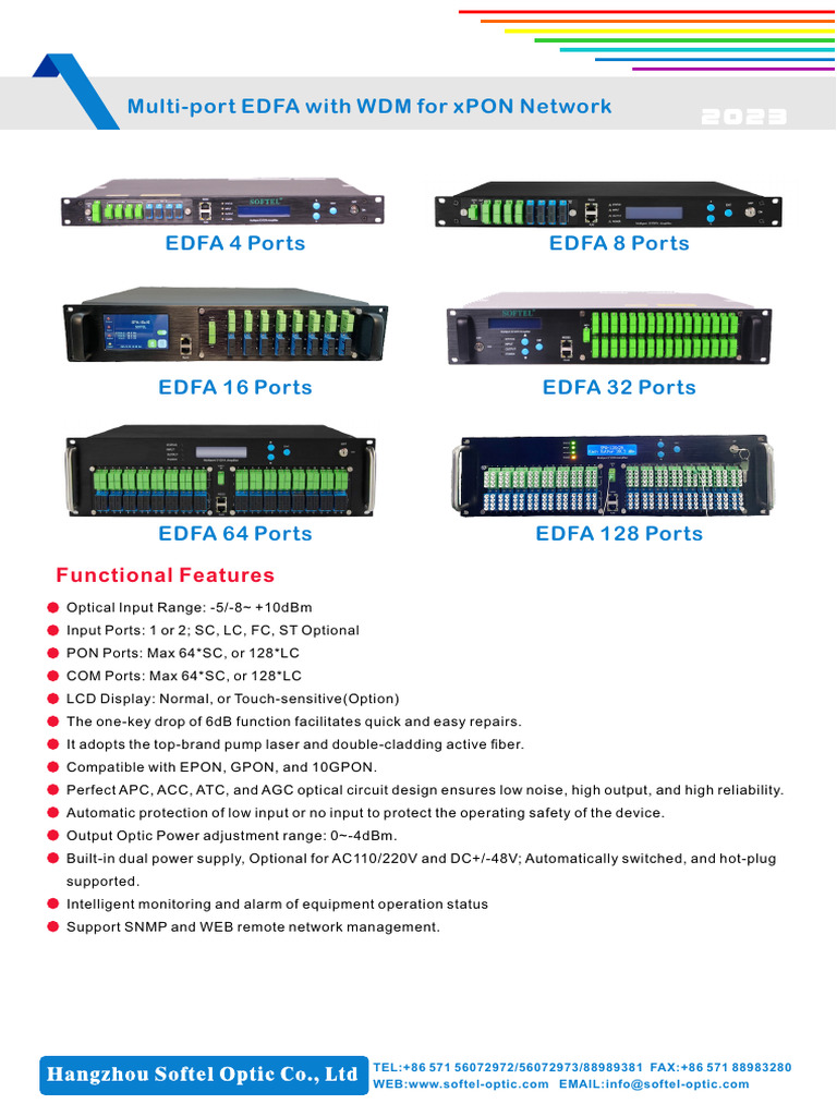 2023 Catalogue EDFA | PDF