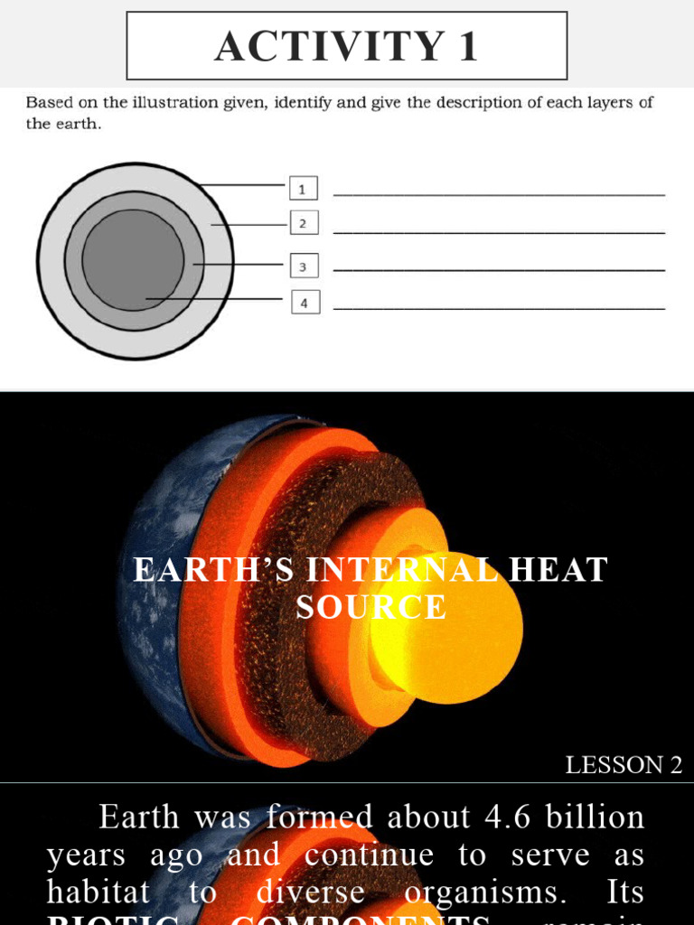 ES Earths Internal Heat Source (Autosaved) | PDF