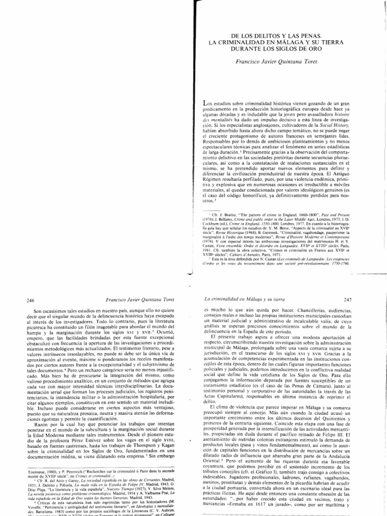 De Los Delitos y Las Penas | PDF