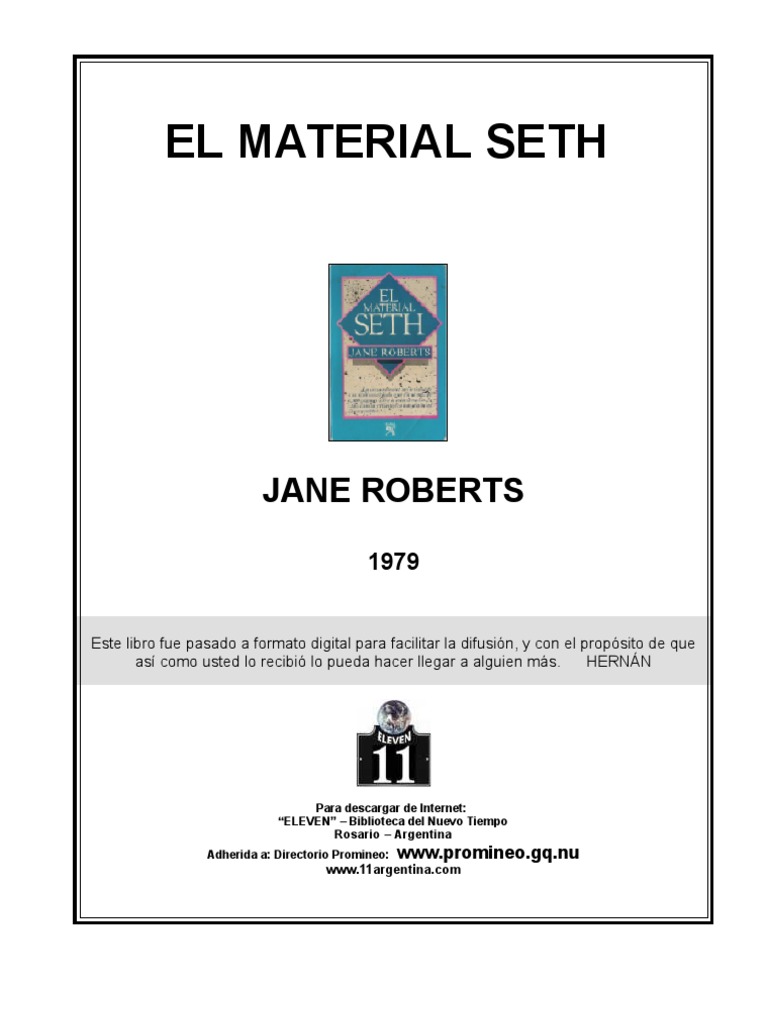 El Material Seth | PDF | Mente inconsciente | Reencarnación