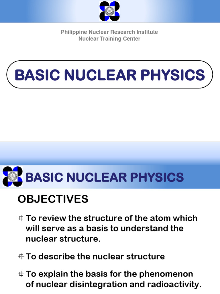 01 Basic Nuclear Physics | PDF