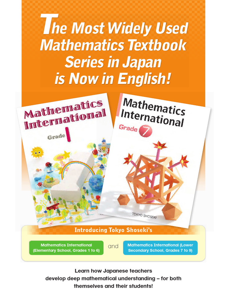 Silo - Tips - The Most Widely Used Mathematics Textbook Series in Japan ...
