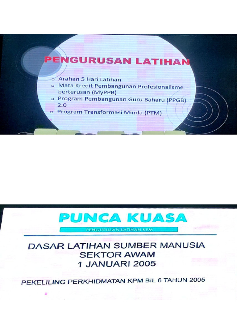 Taklimat Program Pembangunan Guru Baharu | PDF