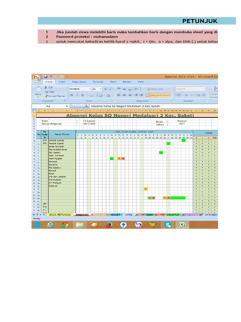 Apk. ABSENSI XII IBB | PDF
