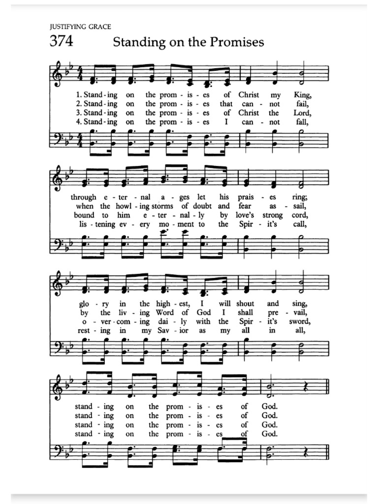 Standing On The Promises | PDF