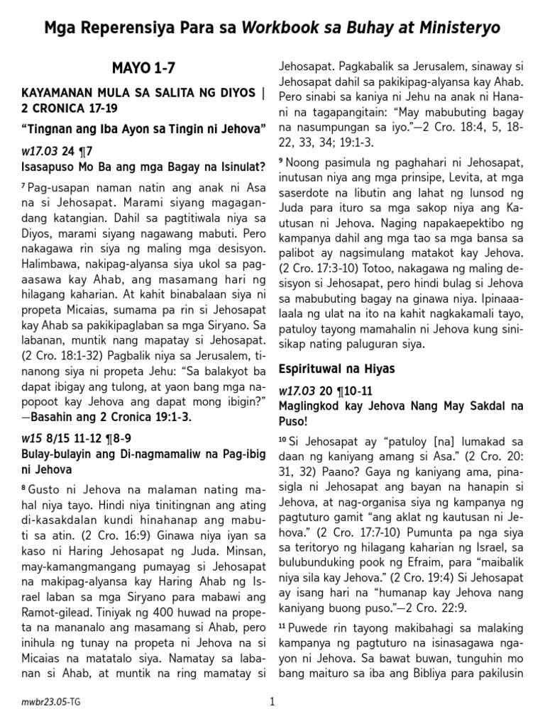 MWBR TG 202305 | PDF