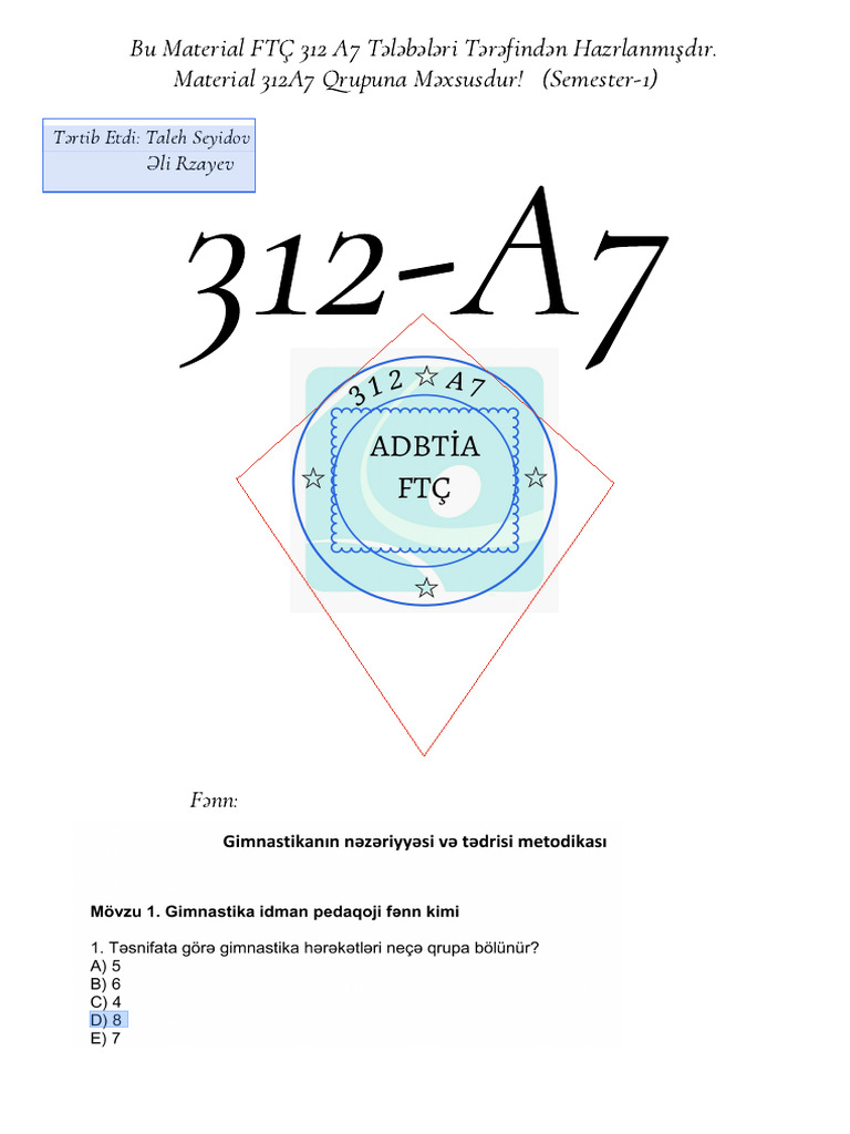 Gimnastika CVB v3 (312A7) - TS | PDF