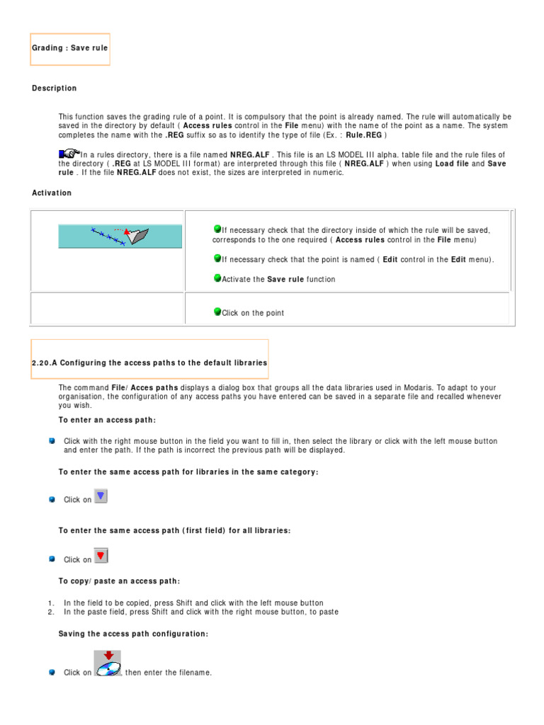 Lectra Working Procedure | PDF | Computer File | Button (Computing)
