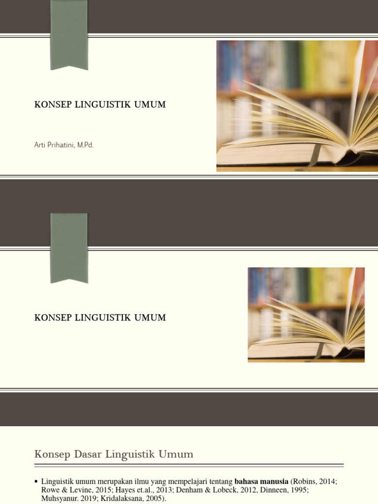 Konsep Linguistik Umum | PDF