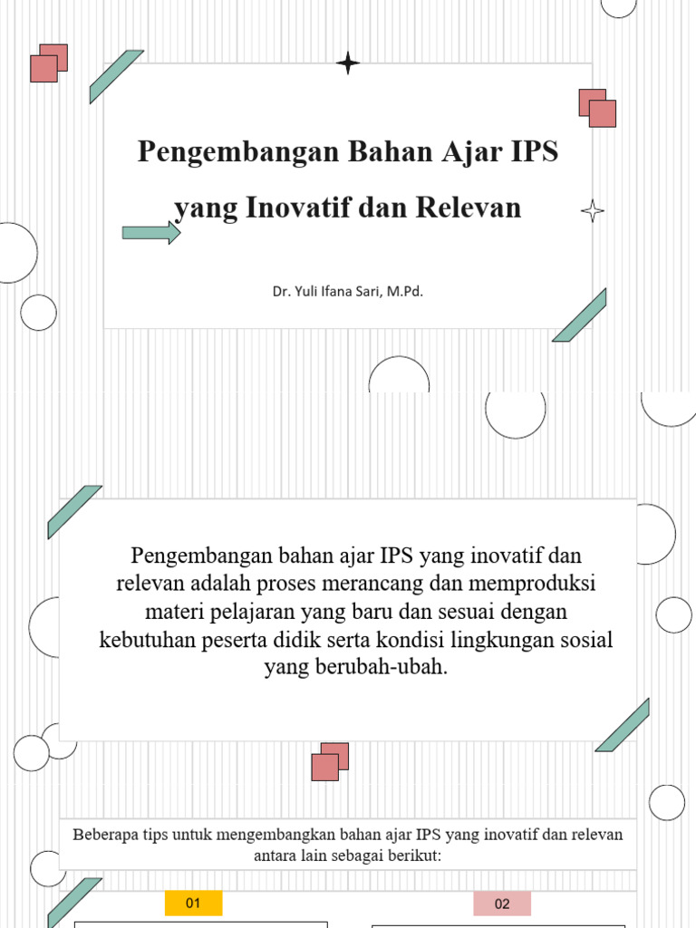 8 - PPT - Pengembangan Bahan Ajar IPS Yang Inovatif Dan Relevan | PDF