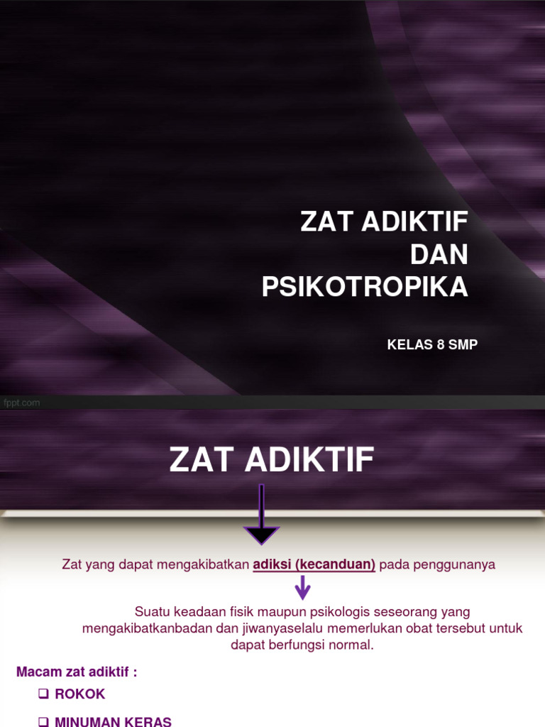Zat Adiktif Dan Psikotropika | PDF