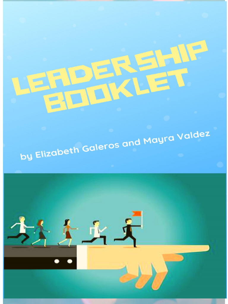Leadership Booklet | Download Free PDF | Leadership | Organizational ...