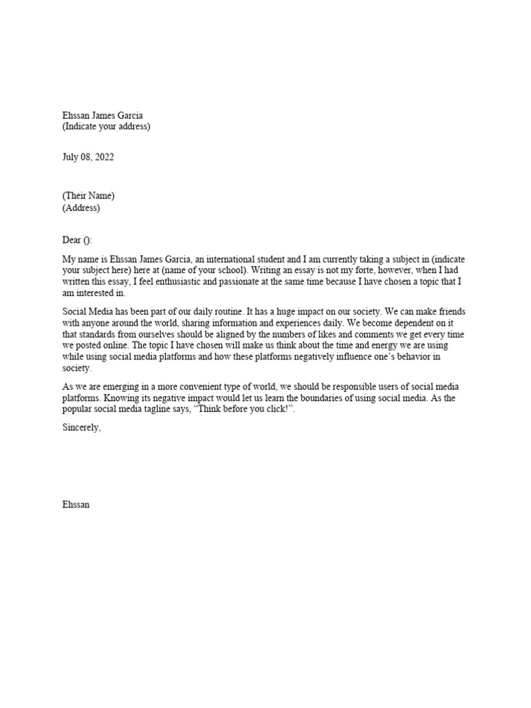 Academic Cover Letter | PDF