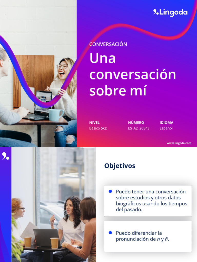 Conversación sobre mí en español A2 | PDF