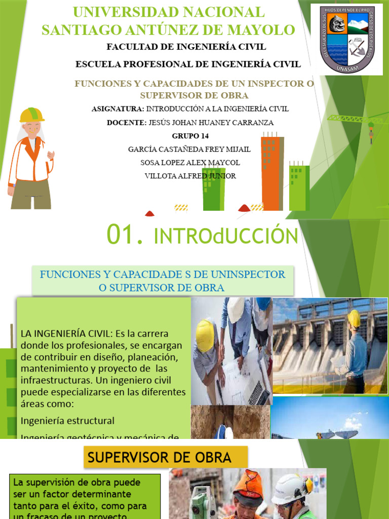 Funciones del Supervisor de Obra | PDF