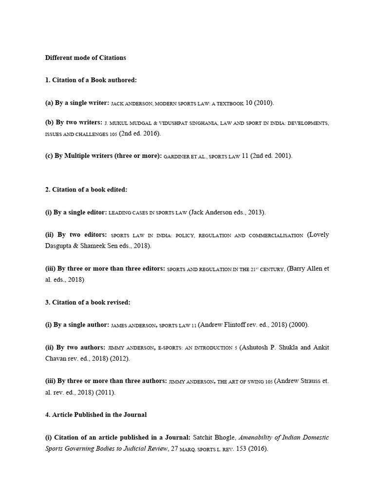 Bluebook 21th Edition | PDF