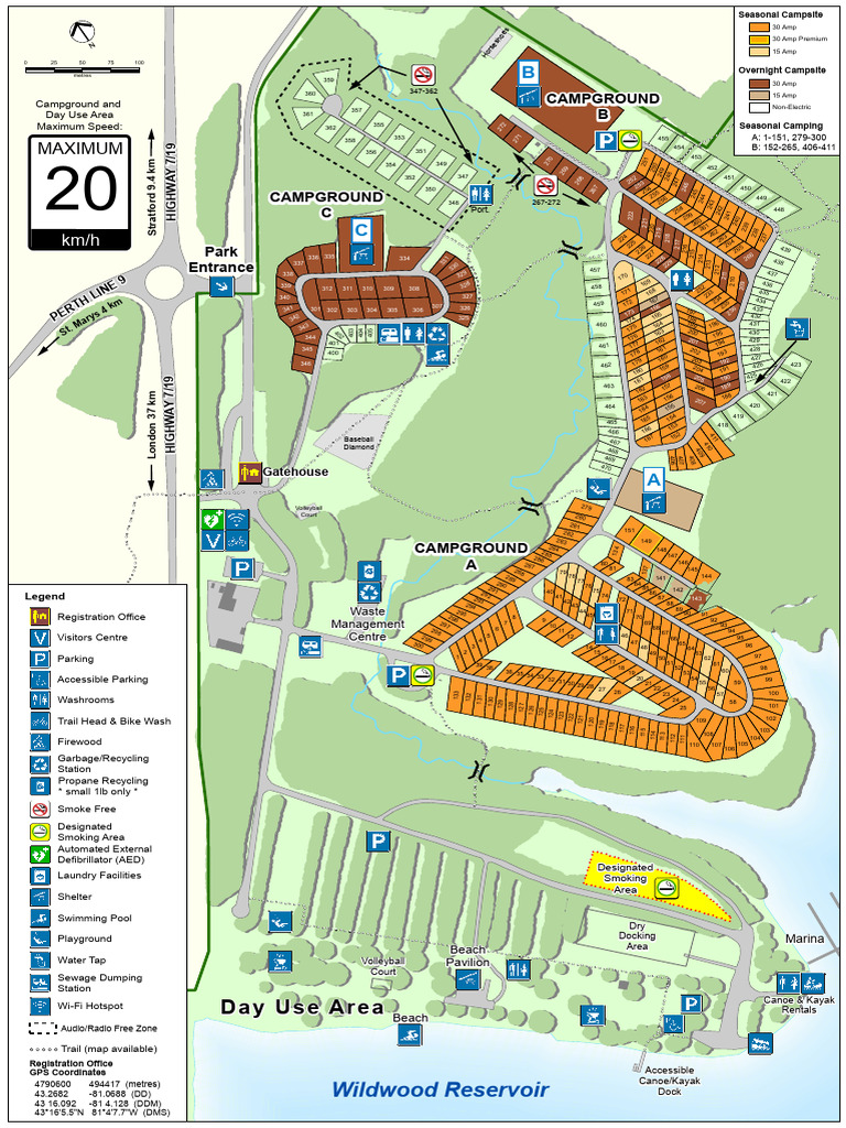 2022 Wildwood Campsite Map | PDF