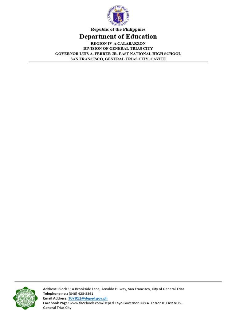 Glafjenhs Official Template A4 Size Portrait | PDF