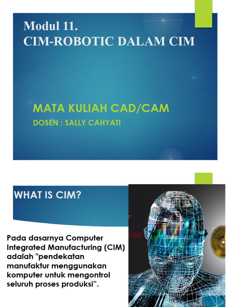 Modul 11 Cim Robotic | PDF