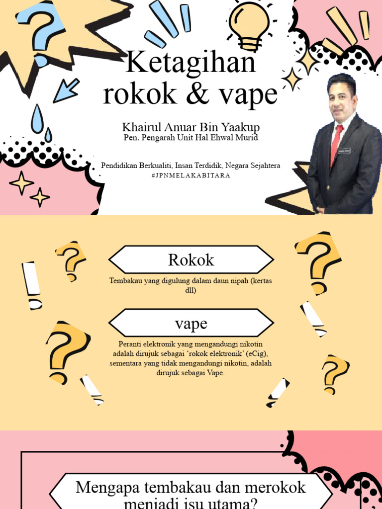 Bahan Ceramah Rokok & Vape | PDF