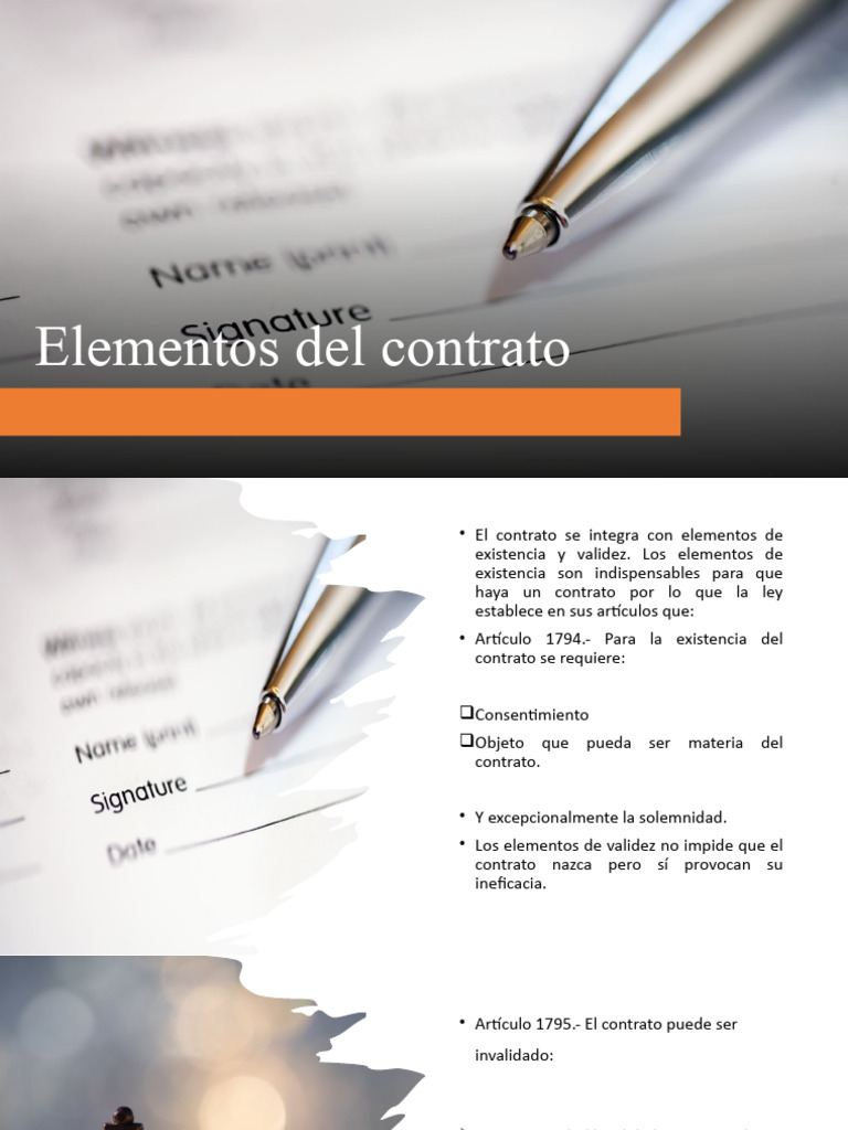 Elementos Esenciales del Contrato | PDF | Propiedad | Justicia