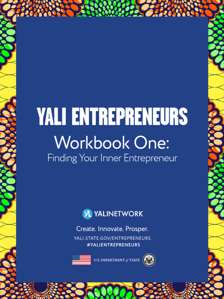 YALI Entrepreneurs Workbook: Discovering You | PDF | Career & Growth