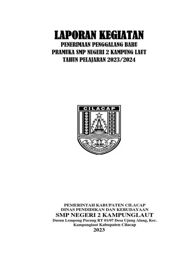 Laporan Kegiatan Pramuka SMPN 2 Kamla | PDF