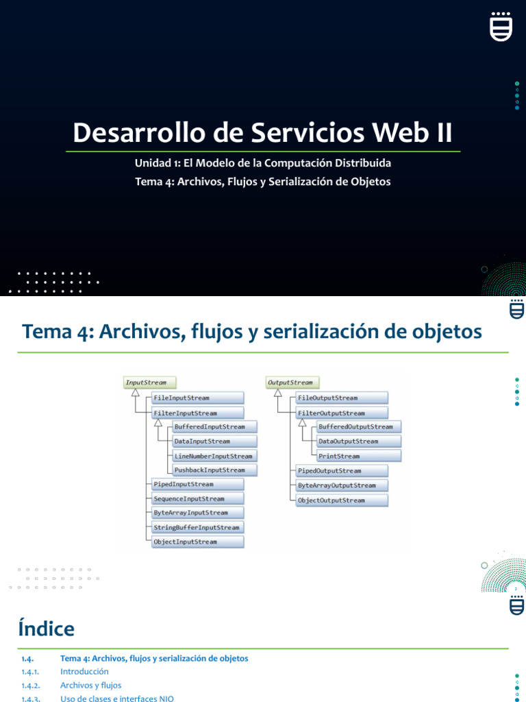 PPT 2023 06 U01 T04 Desarrollo de Servicios Web II | PDF | Archivo de computadora | Java ...