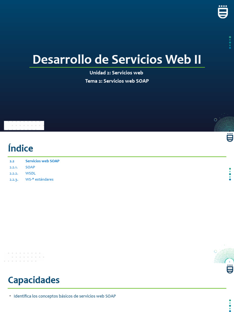 Arthur 5. - PPT 2022 06 U01 T06 Desarrollo de Servicios Web II (1924) | PDF