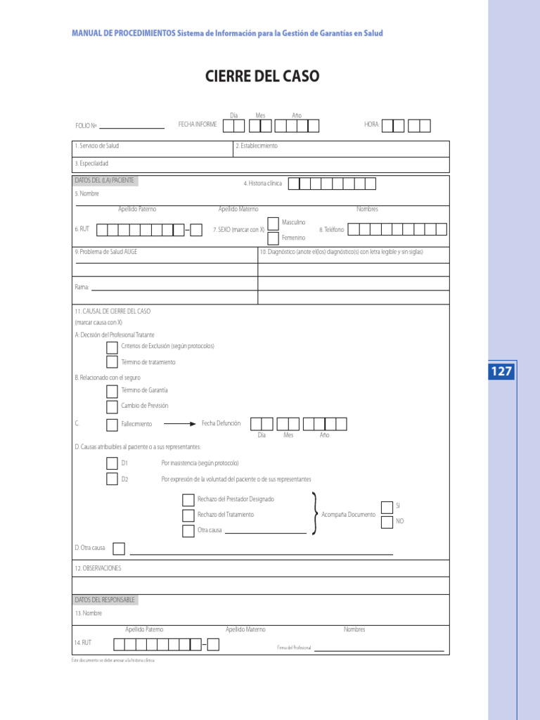 Cierre de Casos en Salud | PDF | Historial médico | Medicina