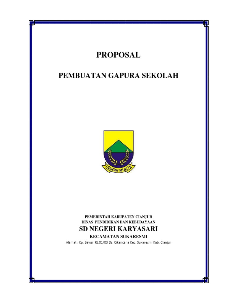 Proposal Gapura | PDF