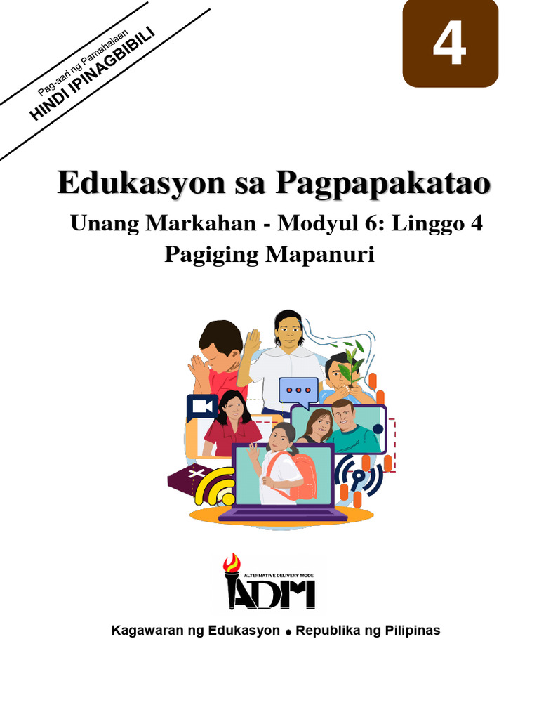 EsP4 - Q1 - Mod6 - Week4-Pagiging Mapanuri No - v3 | PDF