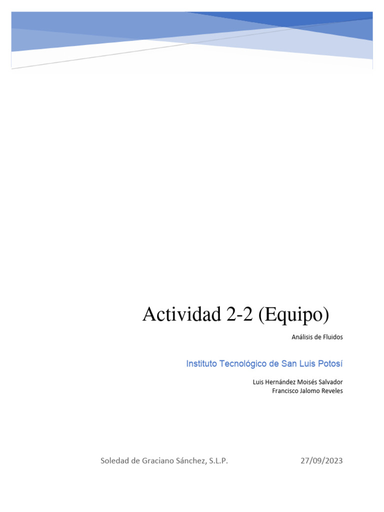 Actividad 2-2 (Equipo) | PDF
