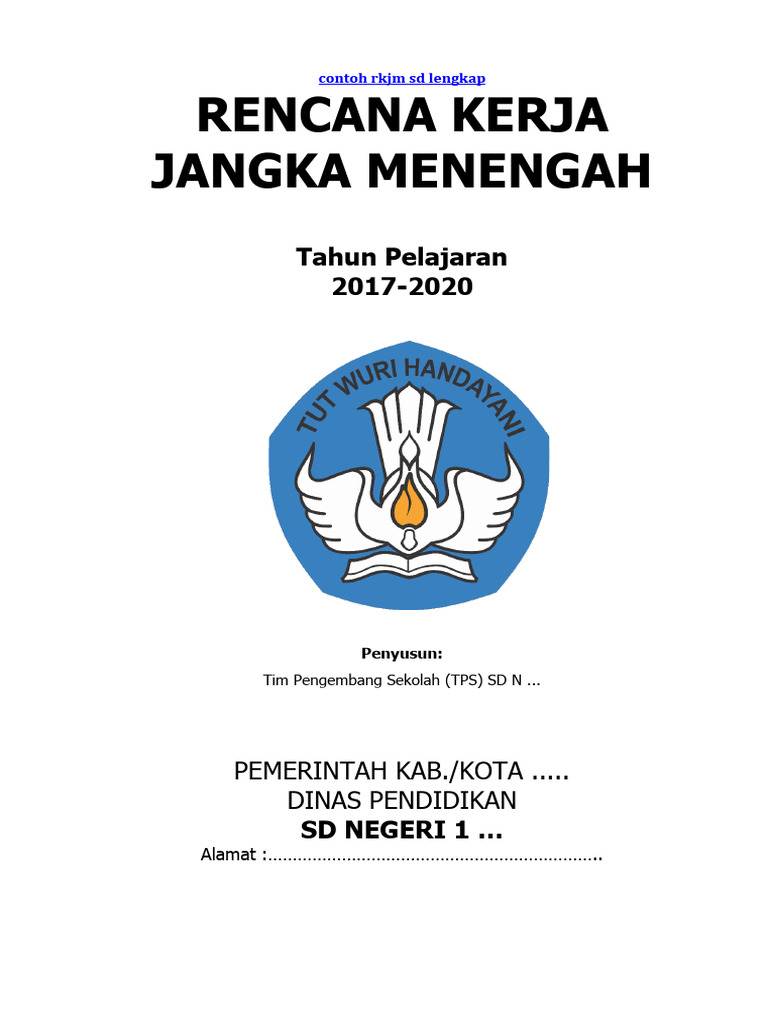Contoh RKJM SD Lengkap | PDF