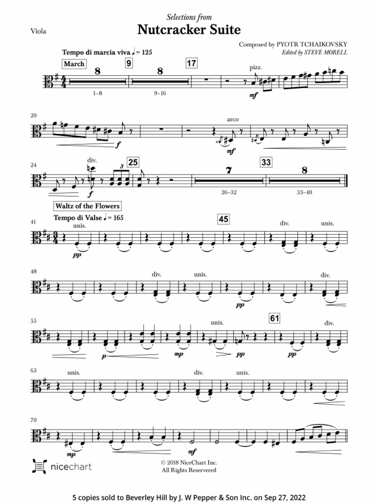 Viola Nutcracker Suite | PDF