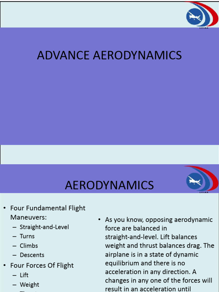 PRINCIPLES OF FLIGHT Powerpoint | PDF | Lift (Force) | Flap (Aeronautics)