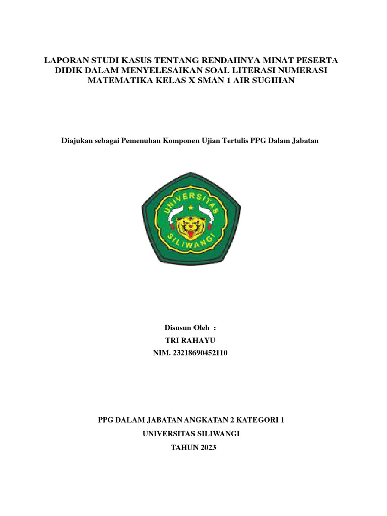 Studi Kasus Tri Rahayu | PDF