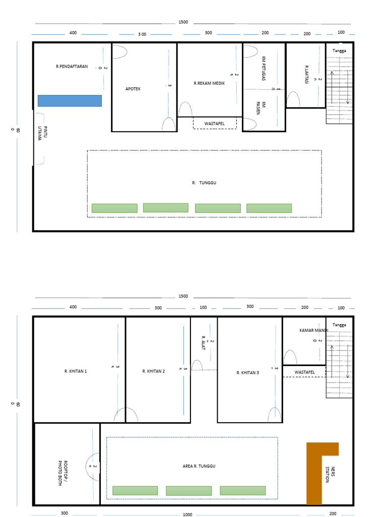 Desain Ruang Tunggu Klinik Modern | PDF