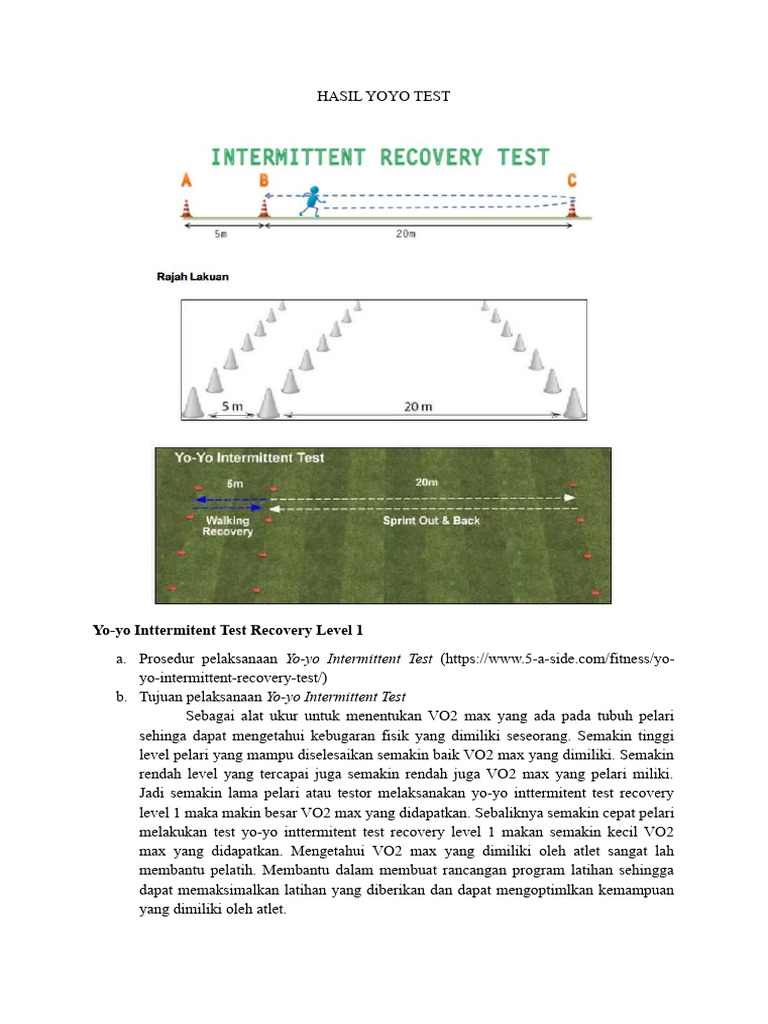 Hasil Yoyo Test | PDF