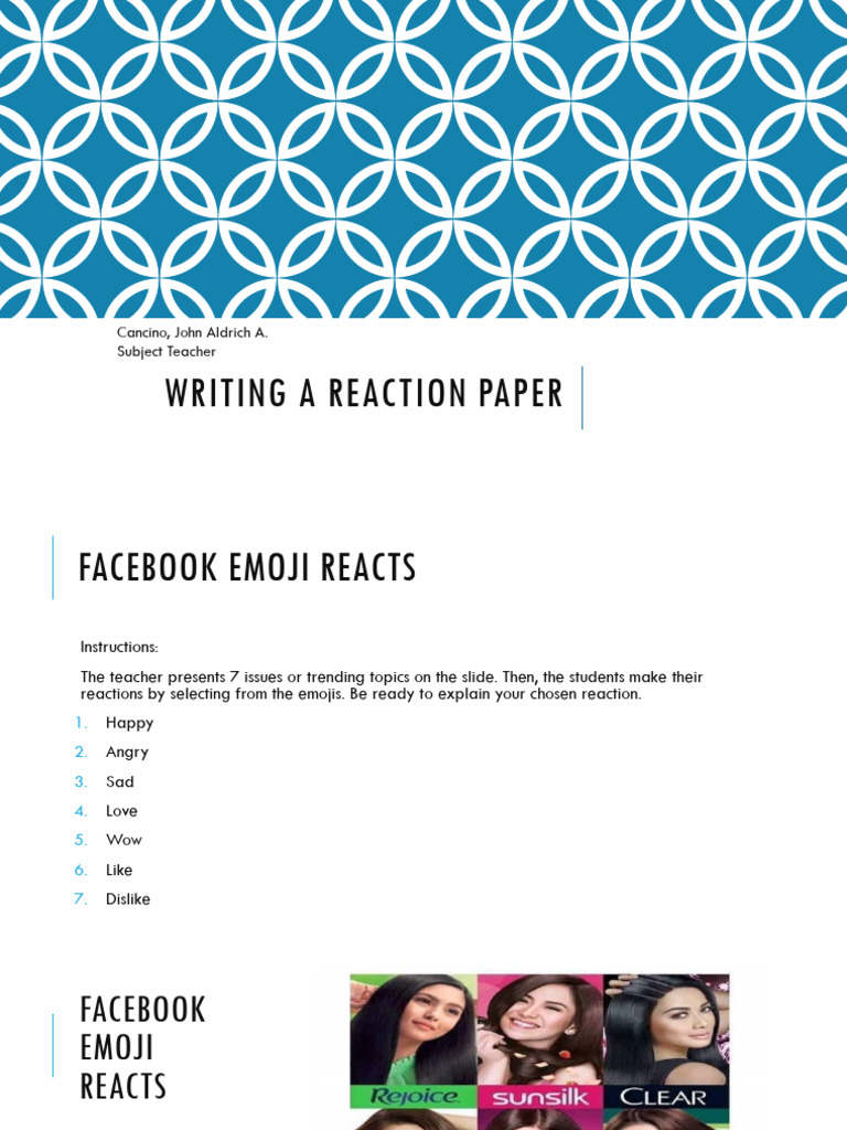 (EAPP) Writing A Reaction Paper | PDF | Paragraph | Citation