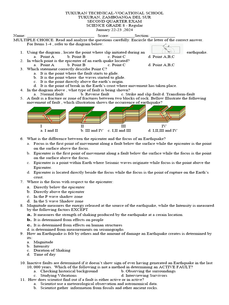 TQ-G8-2nd-Quarter (2023-2024) | PDF