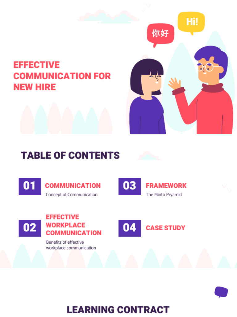 Effective Communication for New Hires | PDF | Communication | Nonverbal ...