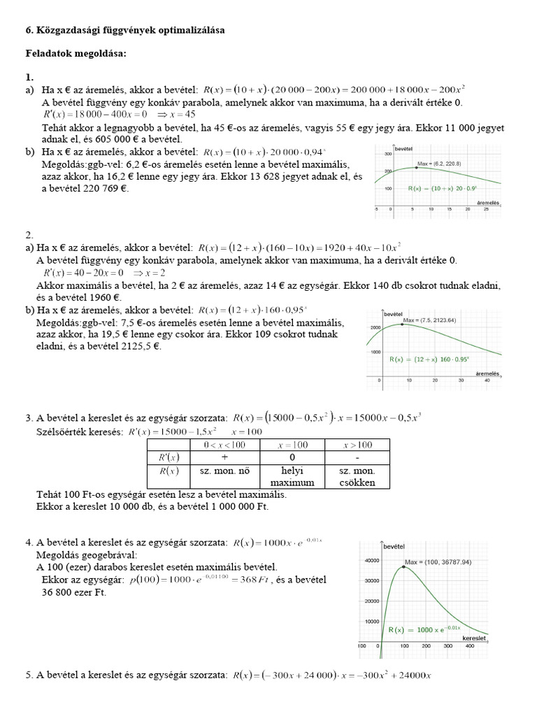 6.optma Megoldások | PDF