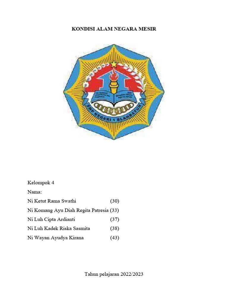 Kondisi Alam Negara Mesir | PDF | Perjalanan