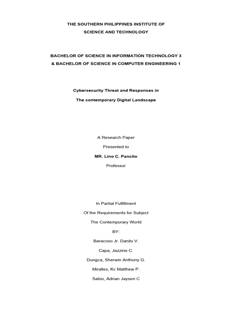 Cyber Security | PDF | Security | Computer Security